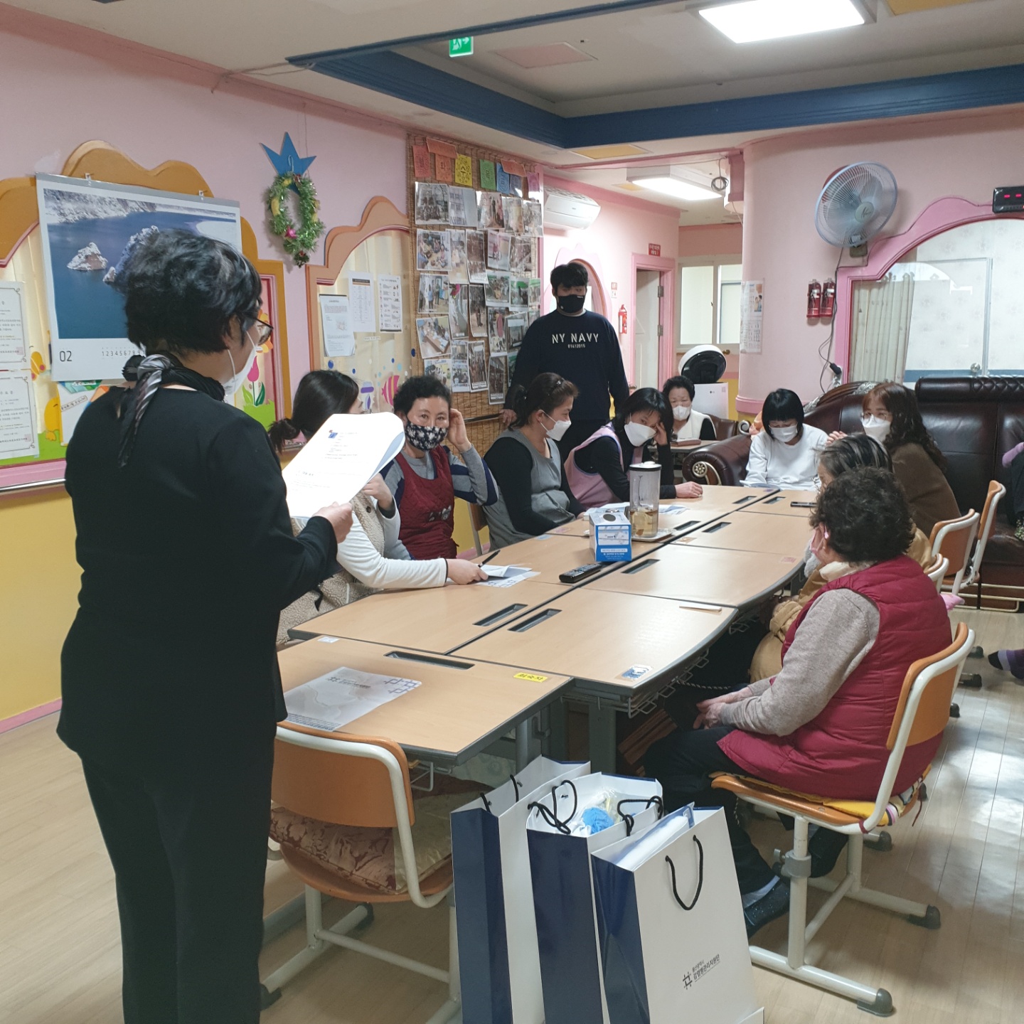 활동사진 - [노인복지시설] 감염관리 교육 | 감염병관리지원단